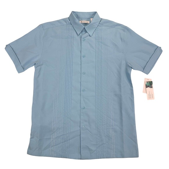 Cubavera | Shirts | Cubavera Mens Ombre Stripe Short Sleeve Button Down ...